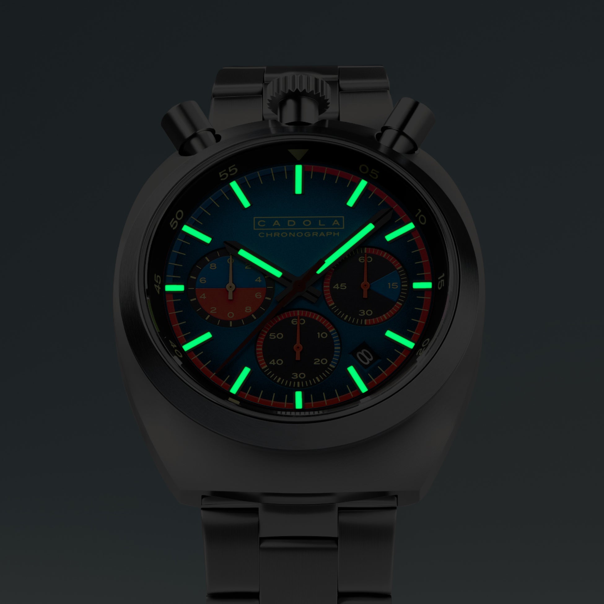 Cobalt Gauge | Testa Di Toro Chronograph – Cadola1946