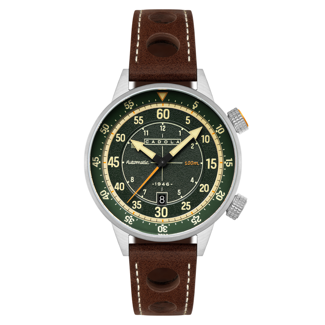 Bottle Green | Rally Timer Automatic – Cadola1946